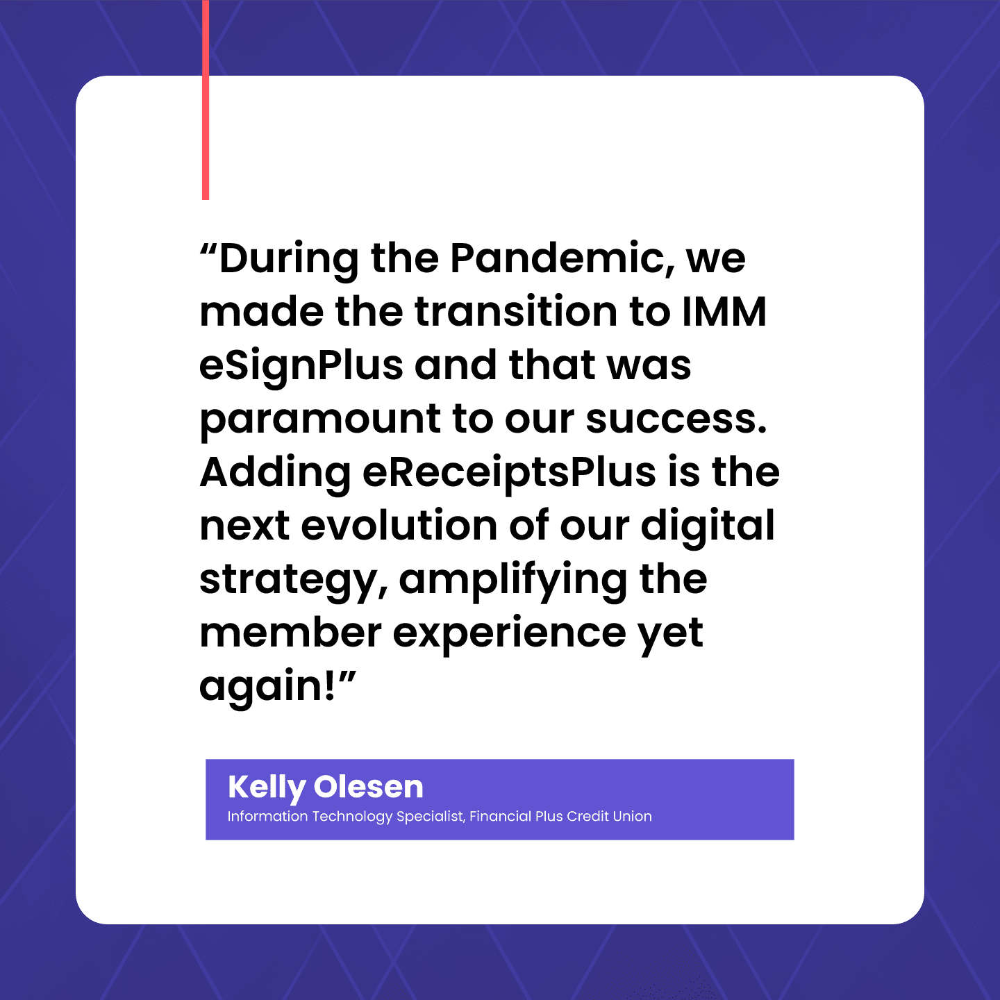 Financial Plus Credit Union Expands Relationship with IMM, Adds IMM ...