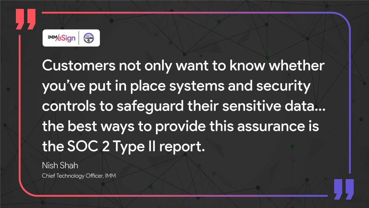 IMM Successfully Maintains SOC 2® Type 2 Certification for eSign